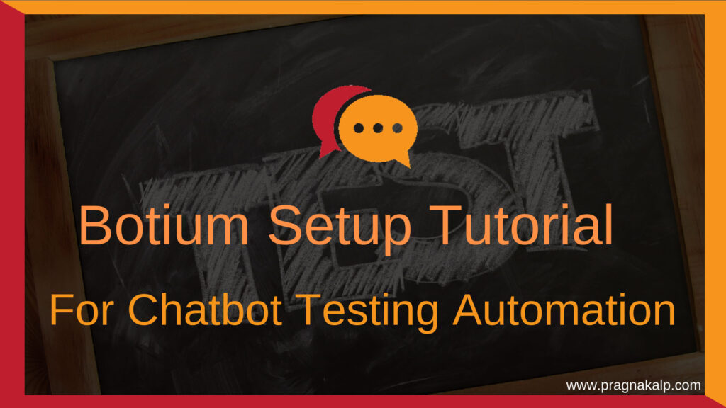 Botium Setup And Test Case Generation For Dialogflow Agent