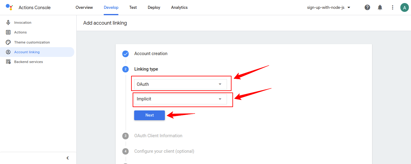 Dialogflow Tutorial: Account Linking In Dialogflow Using NodeJS