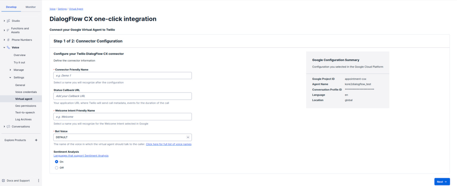 Integrating Twilio With Dialogflow Cx To Enable Voice Calls Pragnakalp Techlabs Ai Nlp
